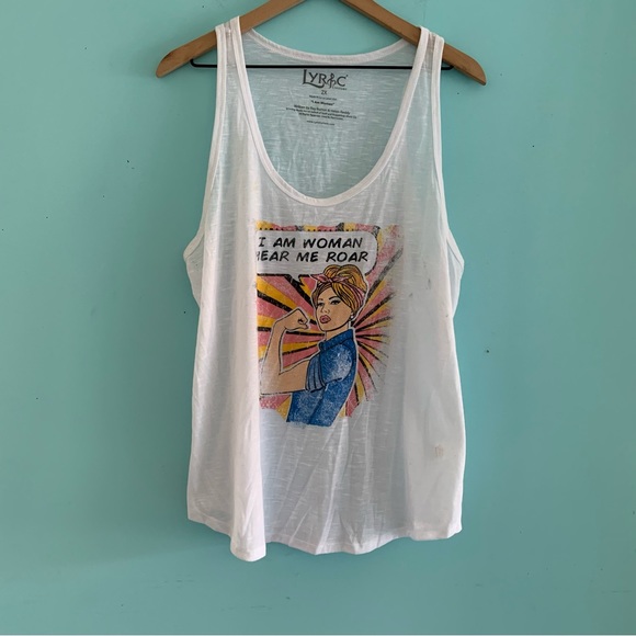 Modcloth | Tops | Modcloth Lyric Culture Pinup I Am Woman Hear Me Roar ...
